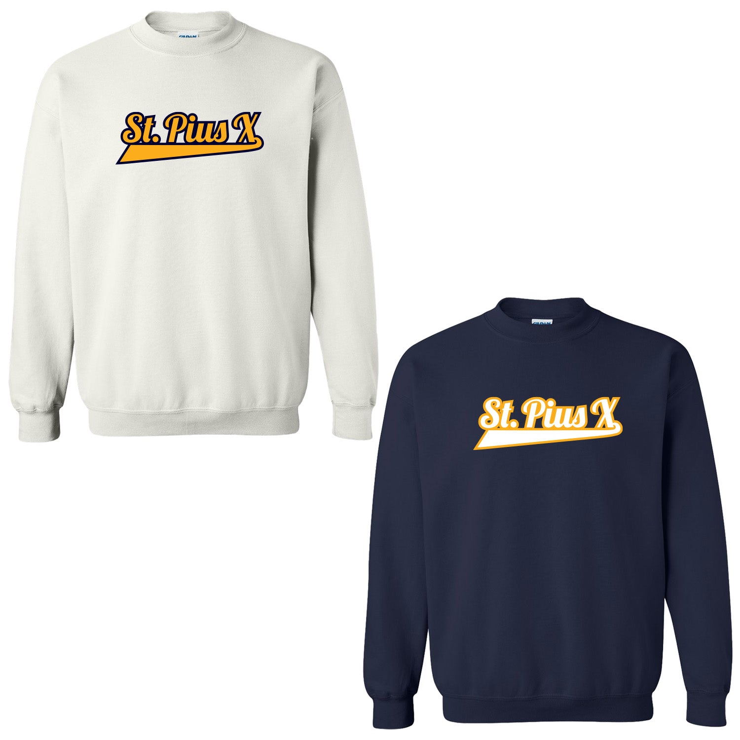 St. Pius X Catholic School - "Tail" Youth/Adult Crewneck Sweatshirt ...