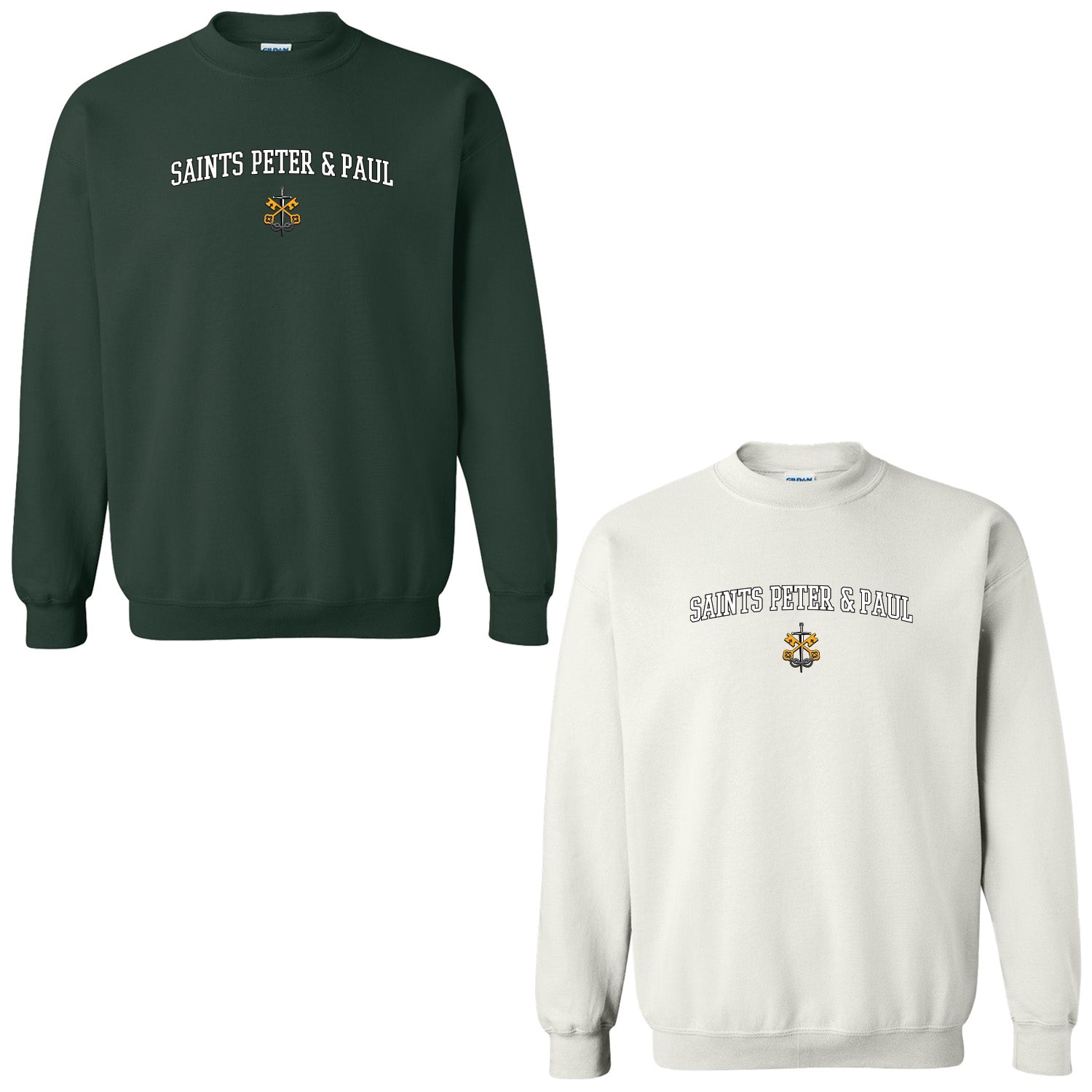 Saints Peter and Paul Catholic School - "SPP" Youth/Adult Crewneck Swe ...